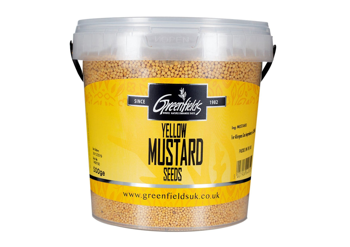 Greenfields - Yellow Mustard Seeds (500g TUB, CATERING PACK) – Osolocal2U